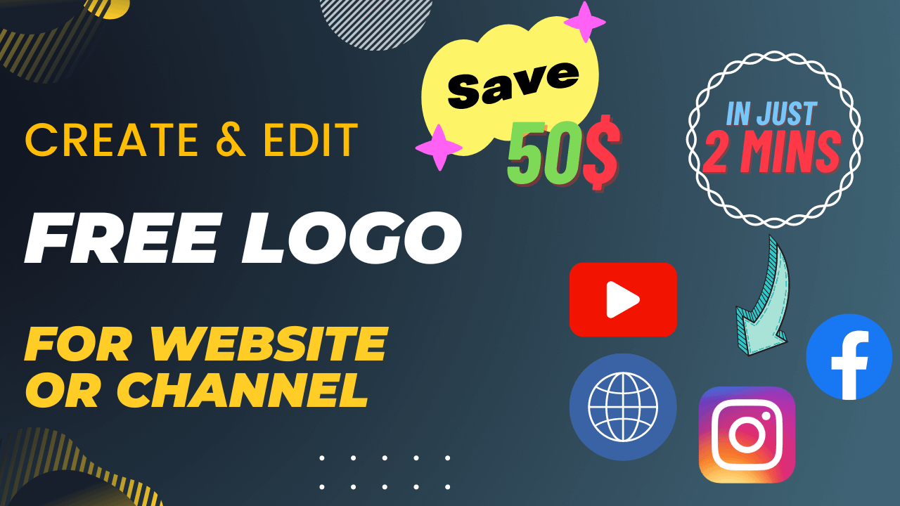 2 Best Website For Free Logo Maker | Create, Edit & Download